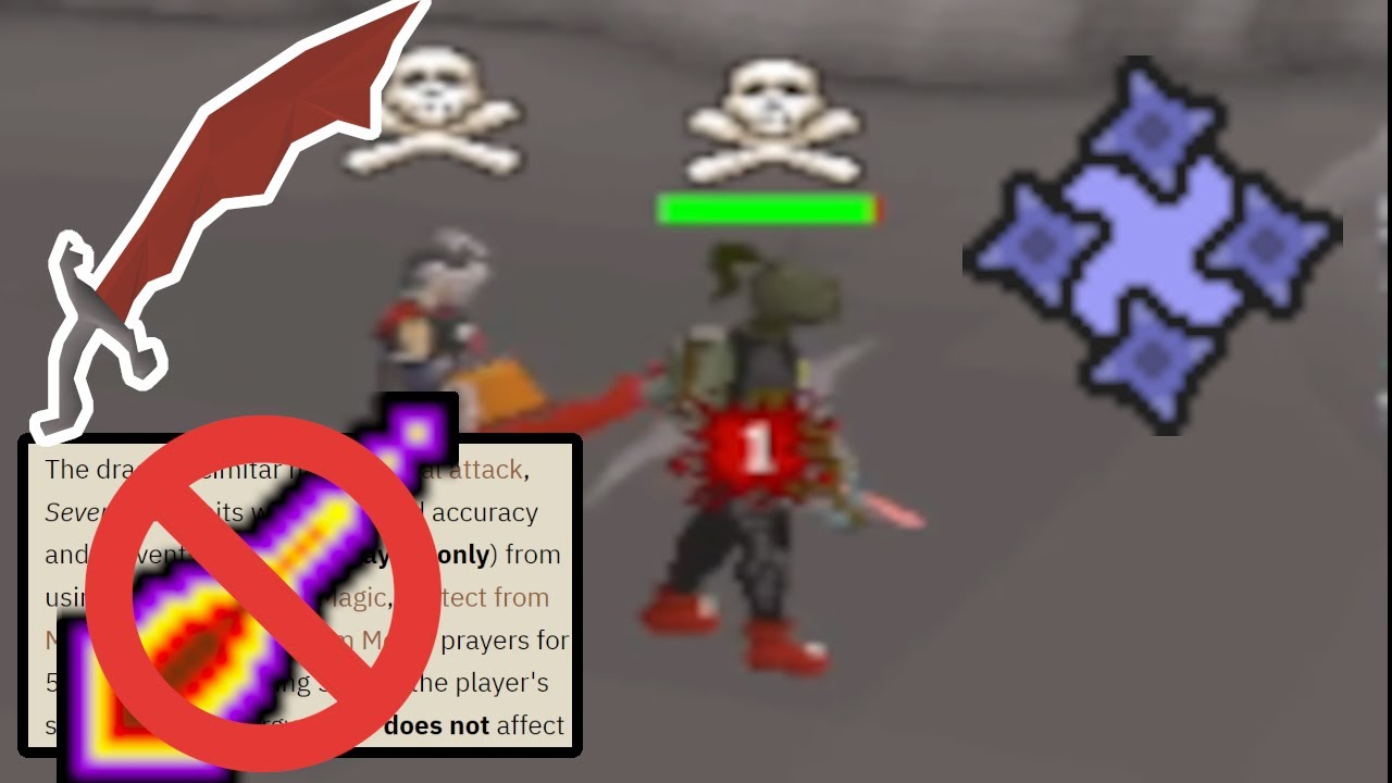Using Dragon Scimitar to FULL TELEBLOCK + HUGE PK! (OSRS) Old School ...
