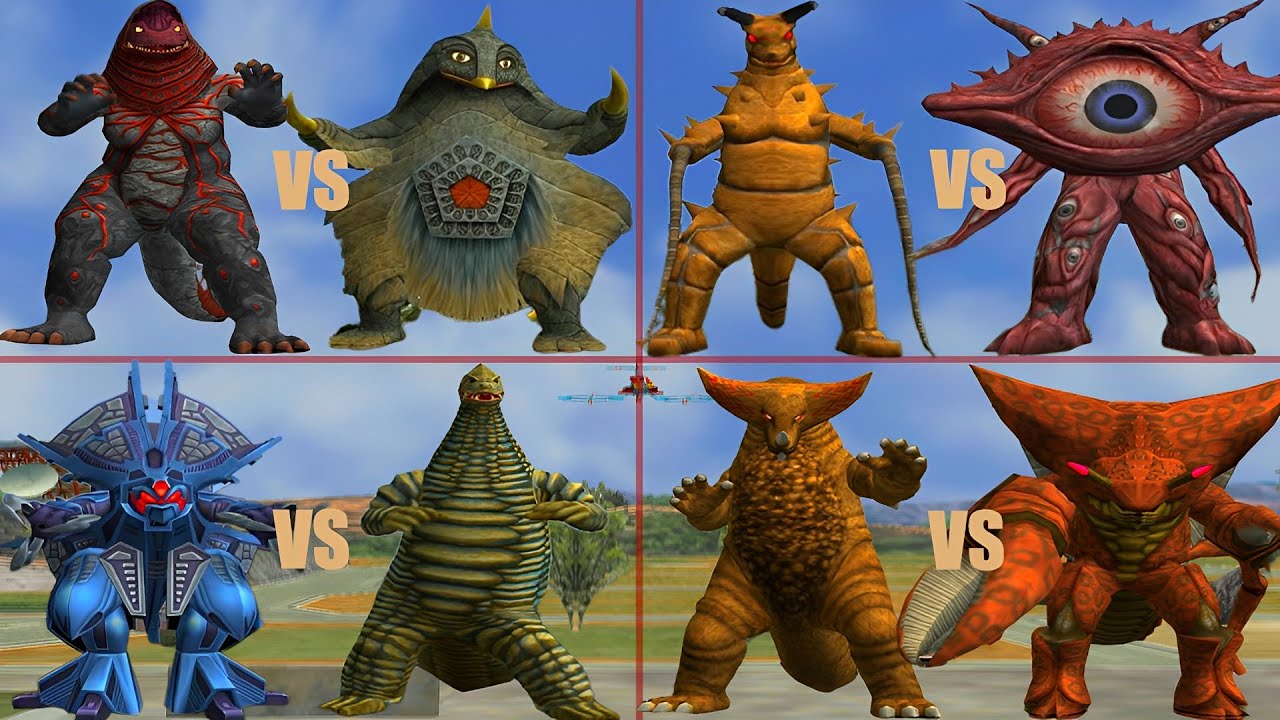 UFE3：Flame Gorzan/Gudun/Bishop Groka/Gomorrah VS Bemenstein/Odd Eye Q ...