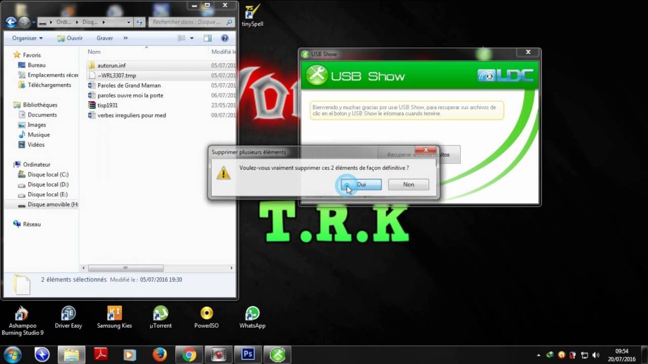How to show hidden files on a usb flash drive USB SHOW - YouTube