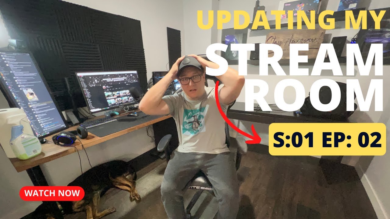 Updating the Stream Room Pt.1 - YouTube