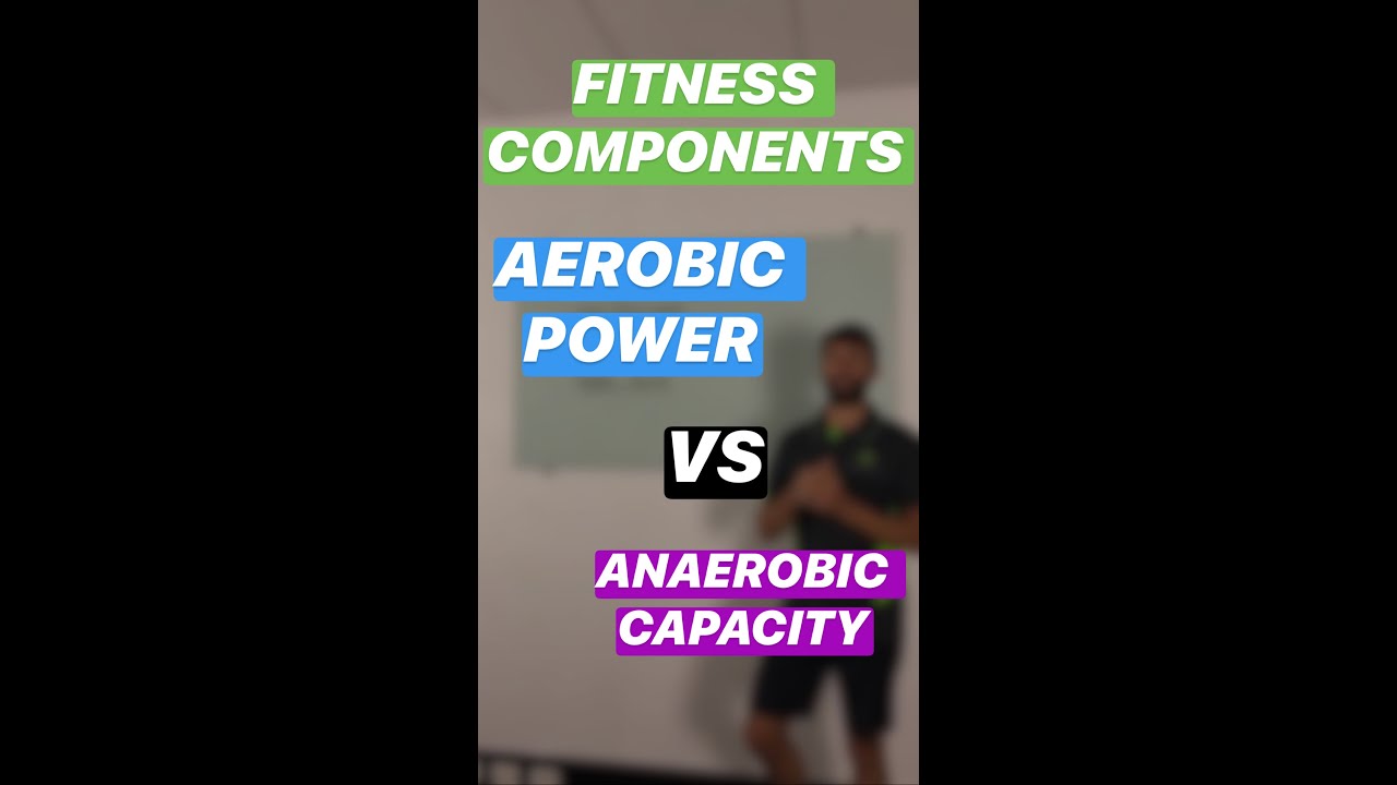 VCE PE - Fitness Components, Aerobic Power and Anaerobic Capacity - YouTube