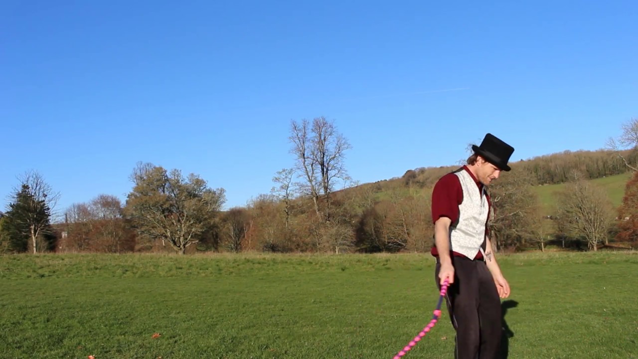 Whip cracking fun and games part 1 - YouTube