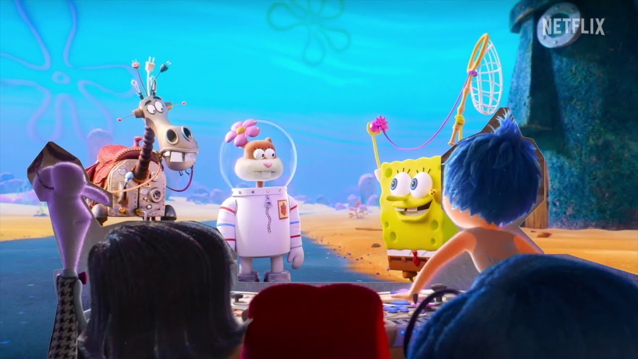 Inside Out Emotions Watching Saving Bikini Bottom The Sandy Cheeks ...