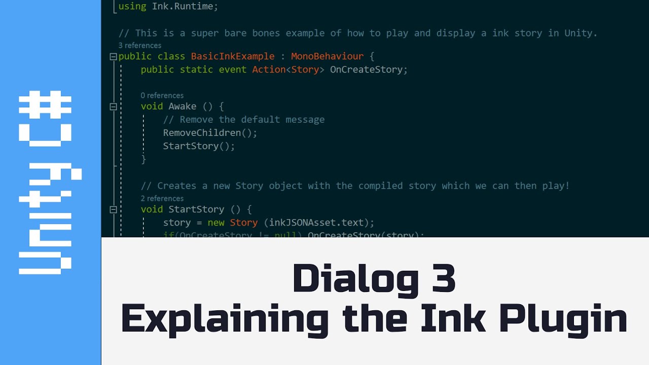 Branching Dialog 3 - Explaining Ink - YouTube