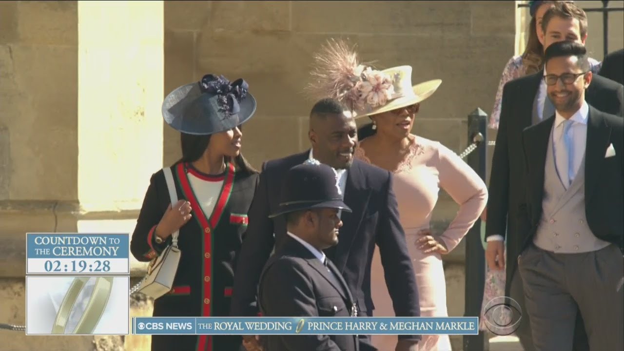 Oprah Arrives At The Royal Wedding - YouTube