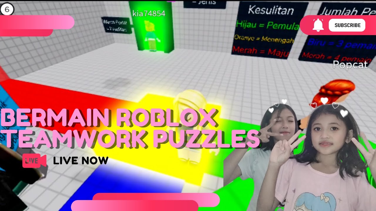 Roblox Teamwork Puzzles: Menghadapi Tantangan bersama Teman | Susahnya ...