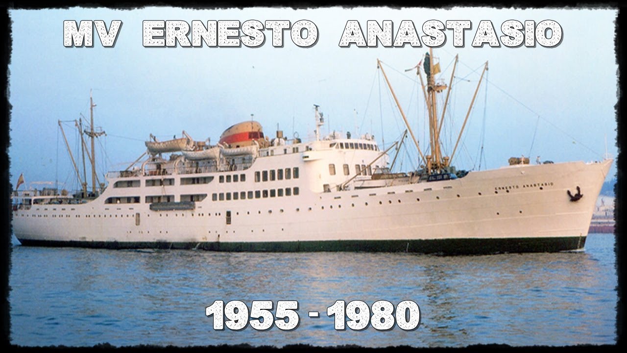 MV Ernesto Anastasio (1955 - 1980) - YouTube