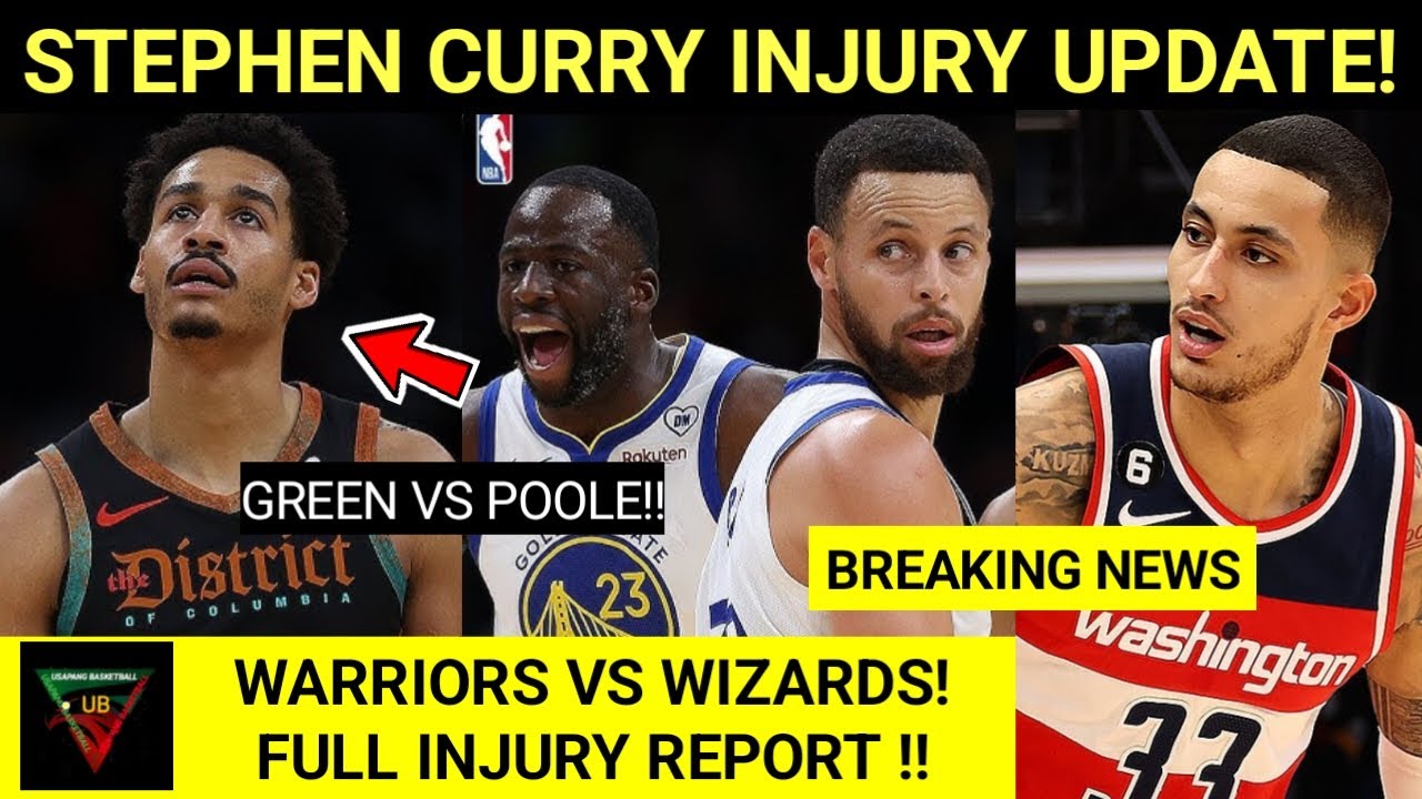 Breaking! Curry at Wiggins injury report! Magandang laban to! Wizards ...