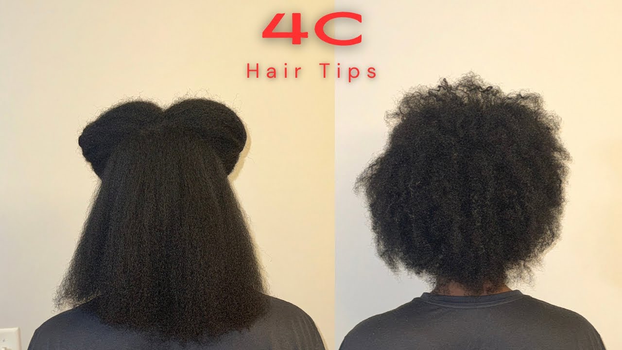 4C HAIR TIPS | HAIR CARE ROUTINE | NATURAL HAIR - YouTube
