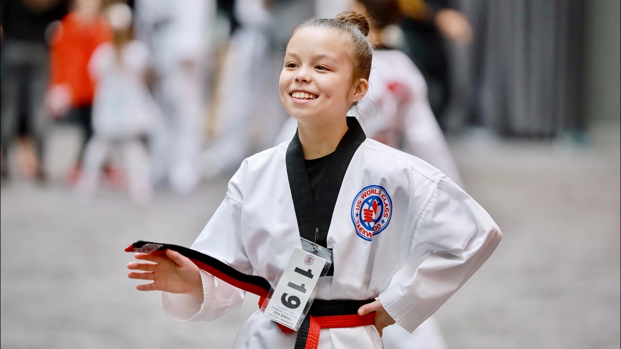 Yuki Yang 🔵 2024 U.S. World Open & Kombat Taekwondo Championships ...