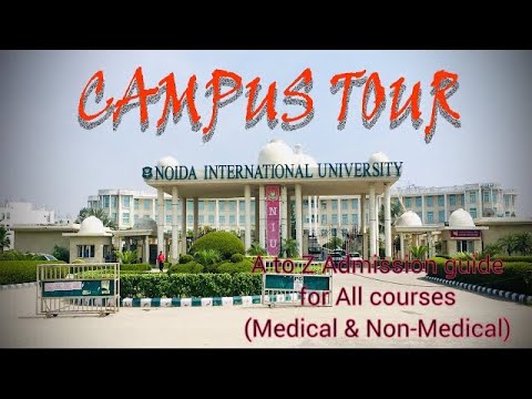 Noida International University Campus Tour// NIU Campus Visit - YouTube