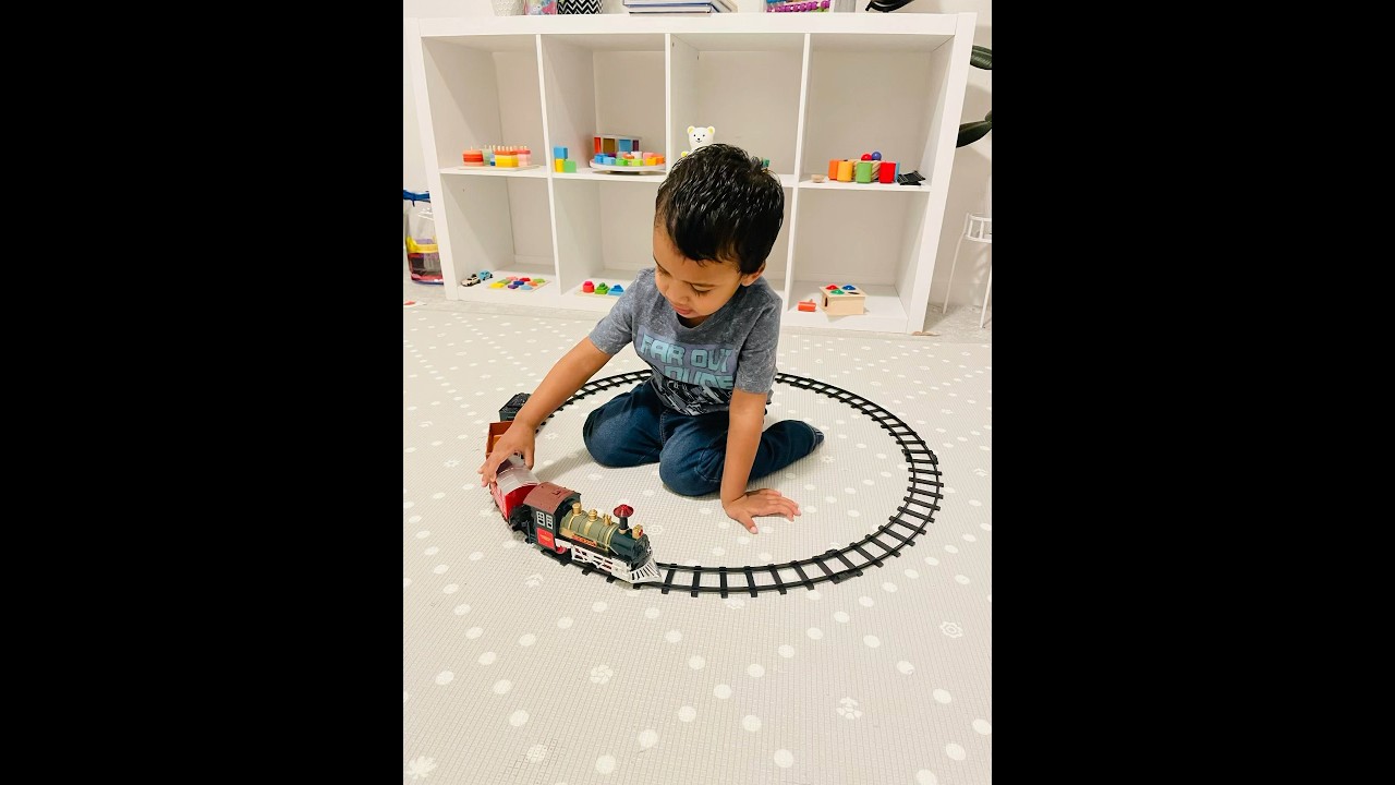 My mini electric train set #Train Toy - YouTube