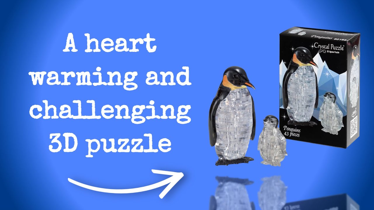 3D Penguins Crystal Puzzle Kinato - YouTube
