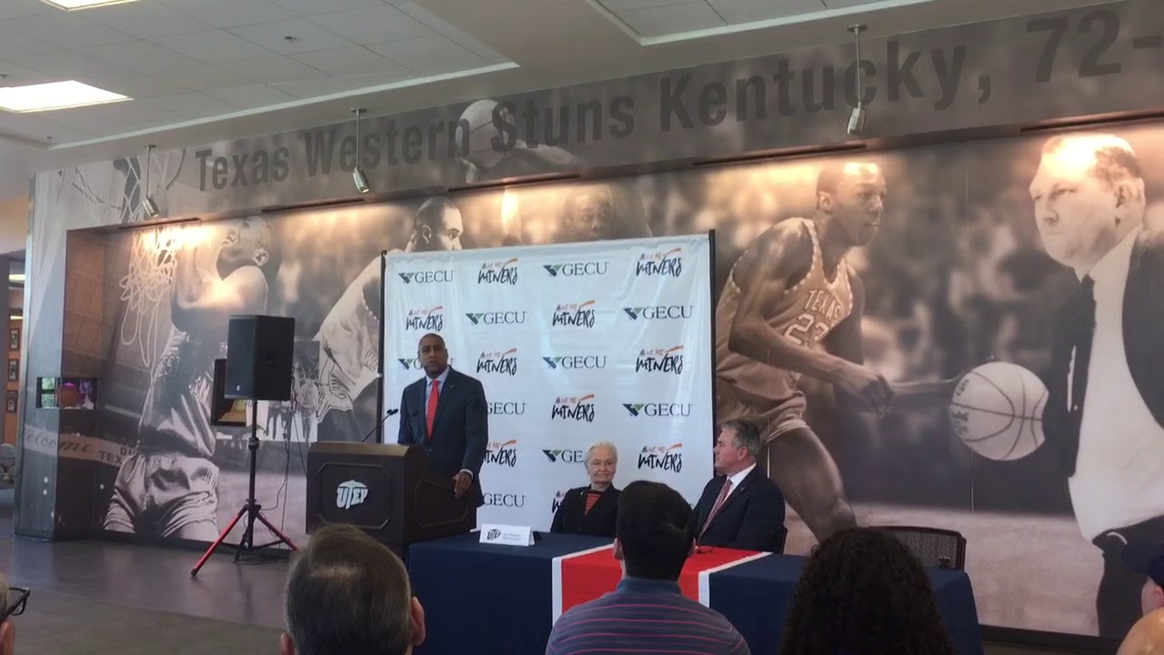 UTEP Coach Rodney Terry Press Conference - YouTube