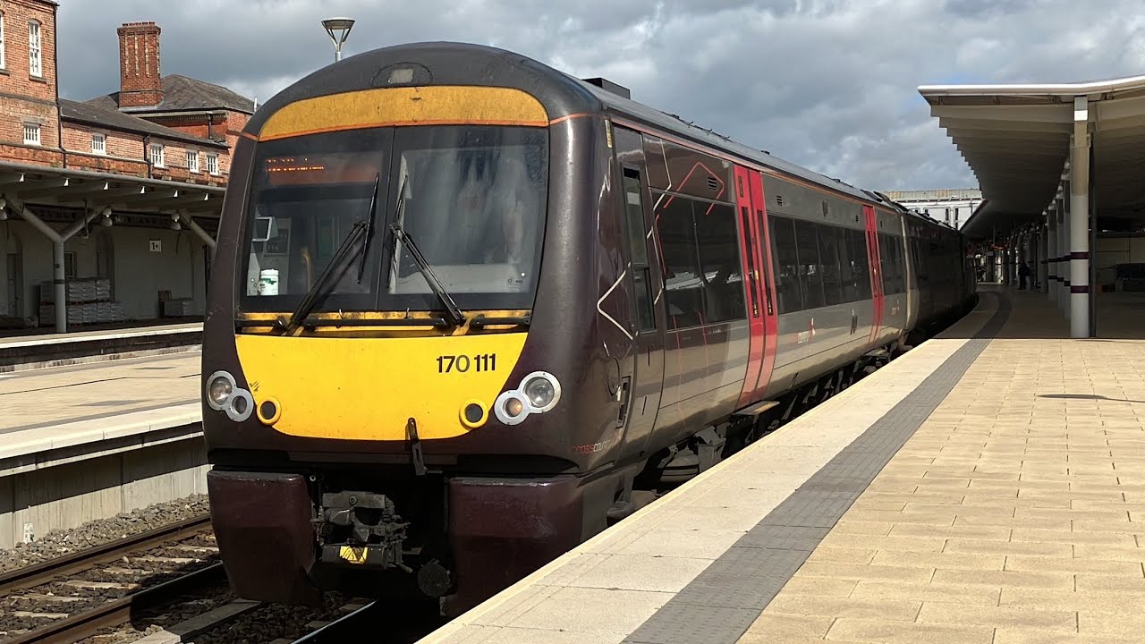 Trains at Derby railway station - YouTube