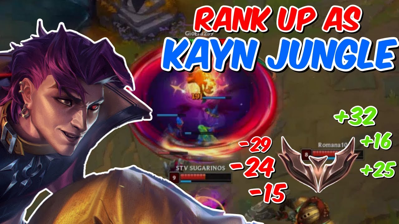 Trying To RANK UP As Jungle Kayn In League Of Legends - Red Kayn Runes ...