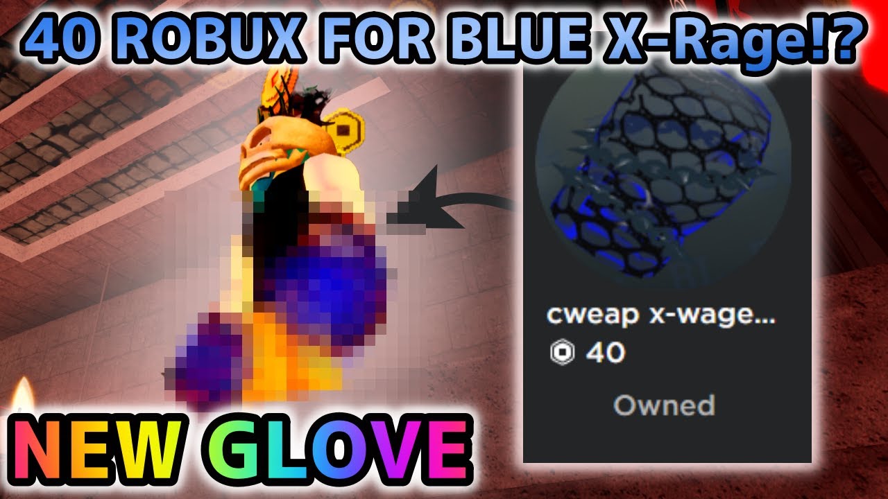 Boxing League added Blue X-Rage... 【Roblox Boxing League April Fool ...