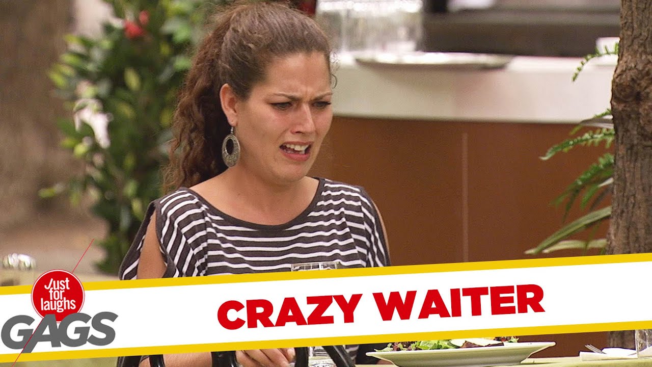 Crazy Waiter Shoots Poopy Pigeon - YouTube