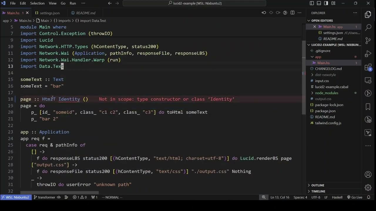 Generating HTML in Haskell with lucid2 - YouTube