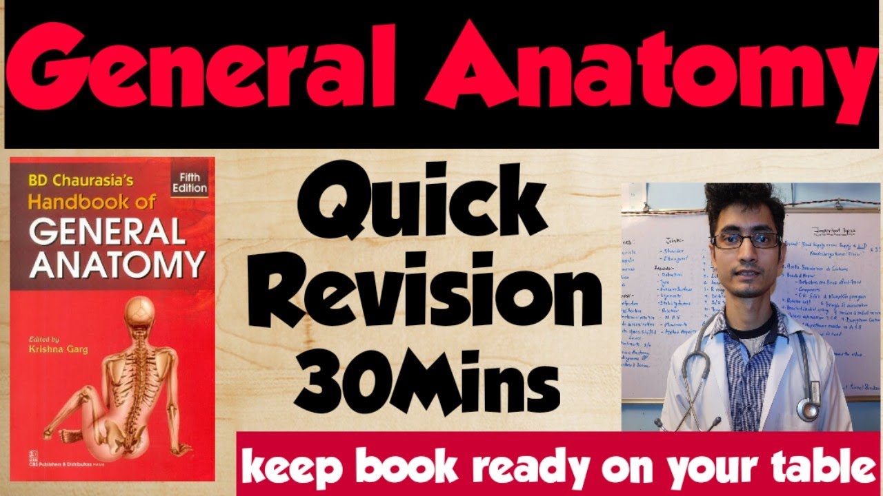 General Anatomy || BDC || Hindi || Complete || Part 1 of 2 || MBBS ...