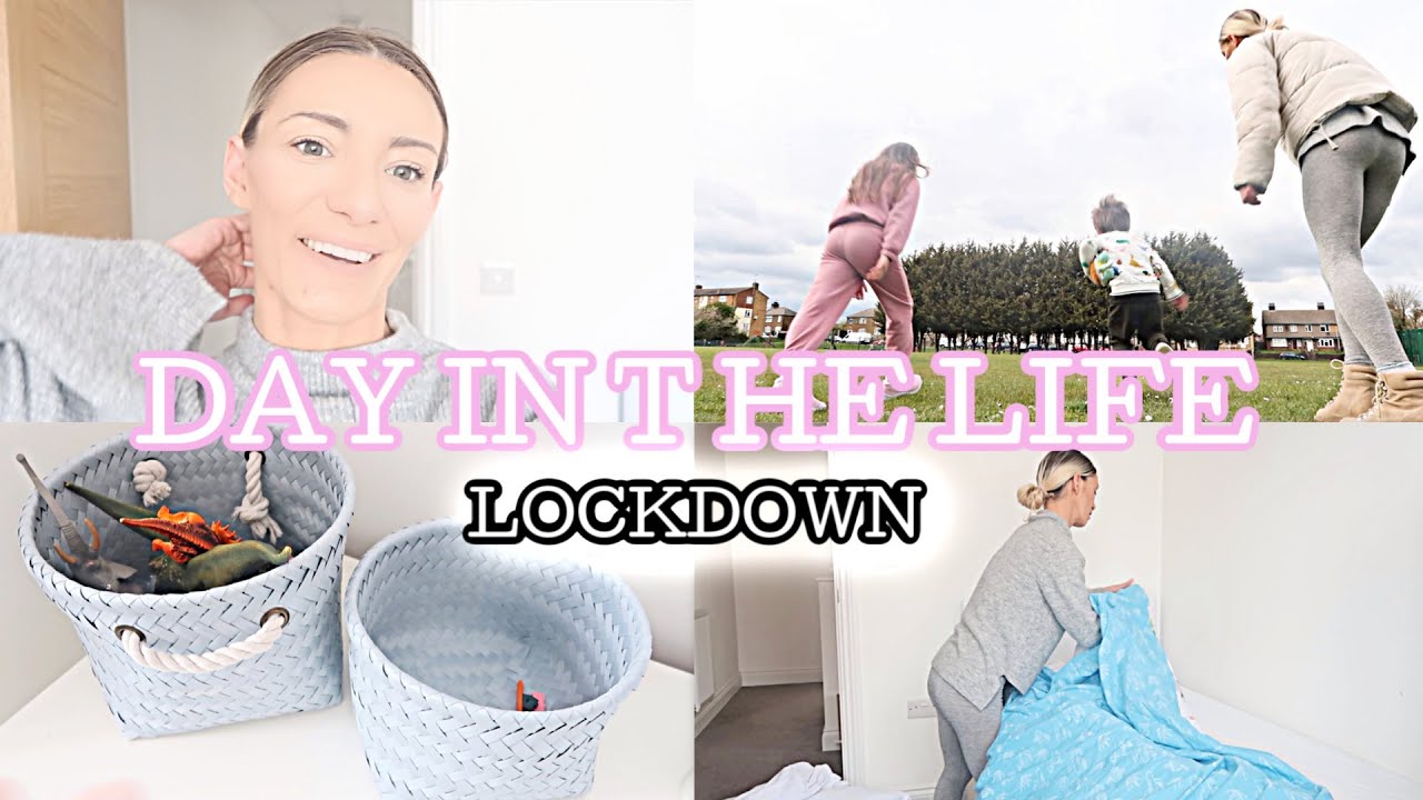 DAY IN THE LIFE IN LOCKDOWN // HOMESCHOOLING // CLEANING - YouTube