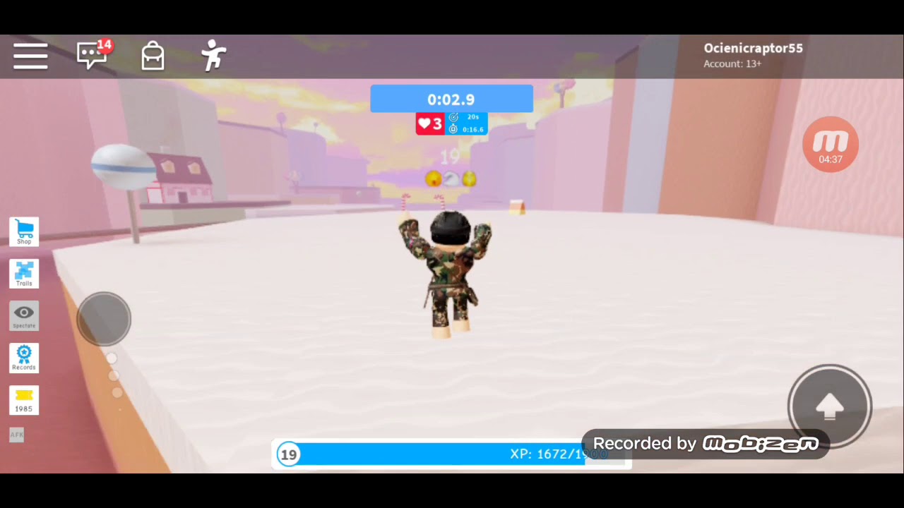 Roblox Speed Race - Candyland - 0:16.5 - YouTube