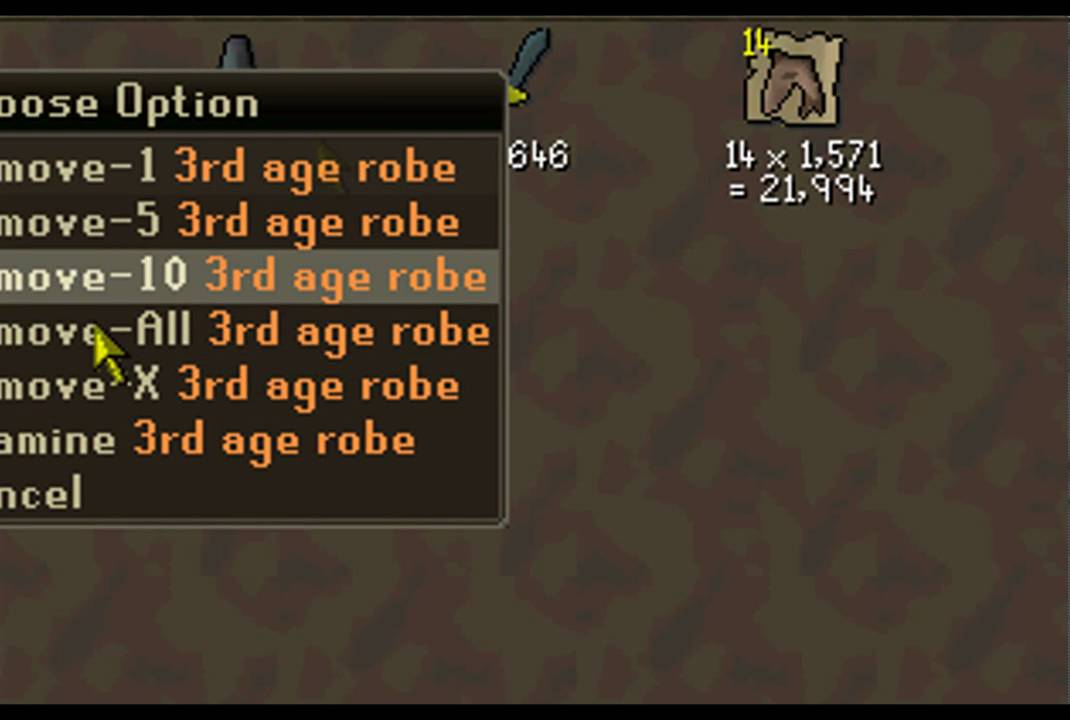 [REAL] 3Rd age robe (ranged) in a clue scroll lvl 3 - MY 10TH CLUE ...