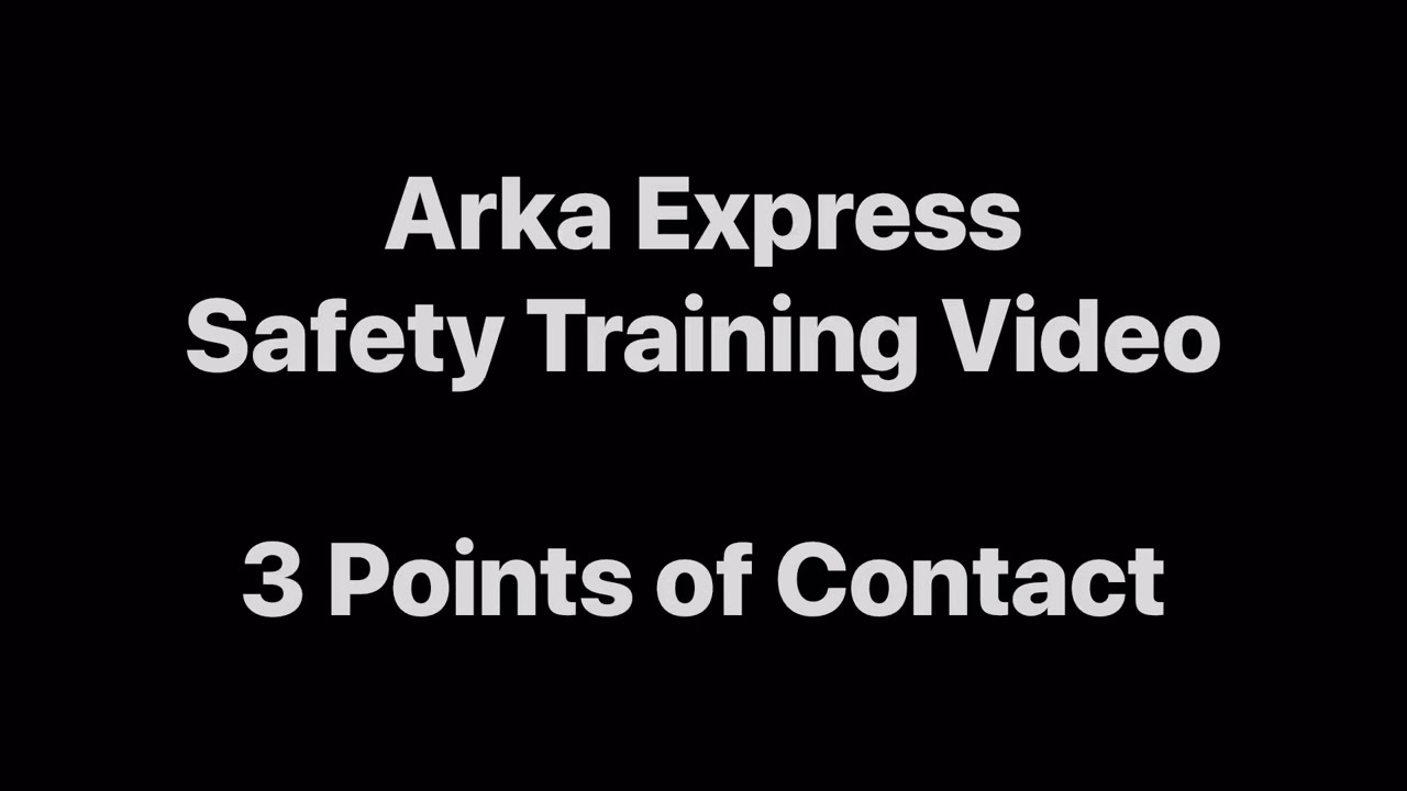 3 Points of Contact - Proper Entry & Exit (Tractor-Trailer) - YouTube