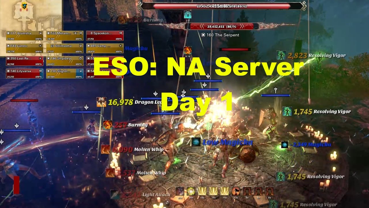 ESO: NA Server Day 1! How To Start From Level 1 Like A Boss! - YouTube