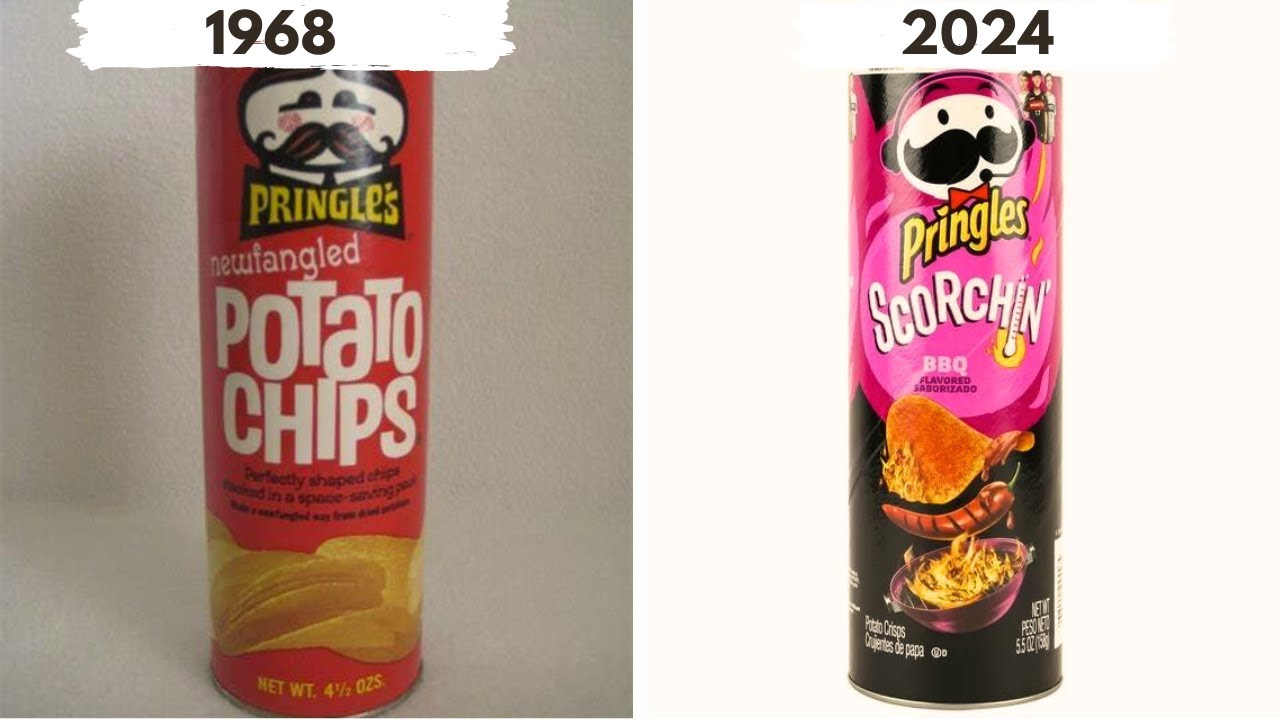 Evolution Of Pringles 1968-2024 - YouTube