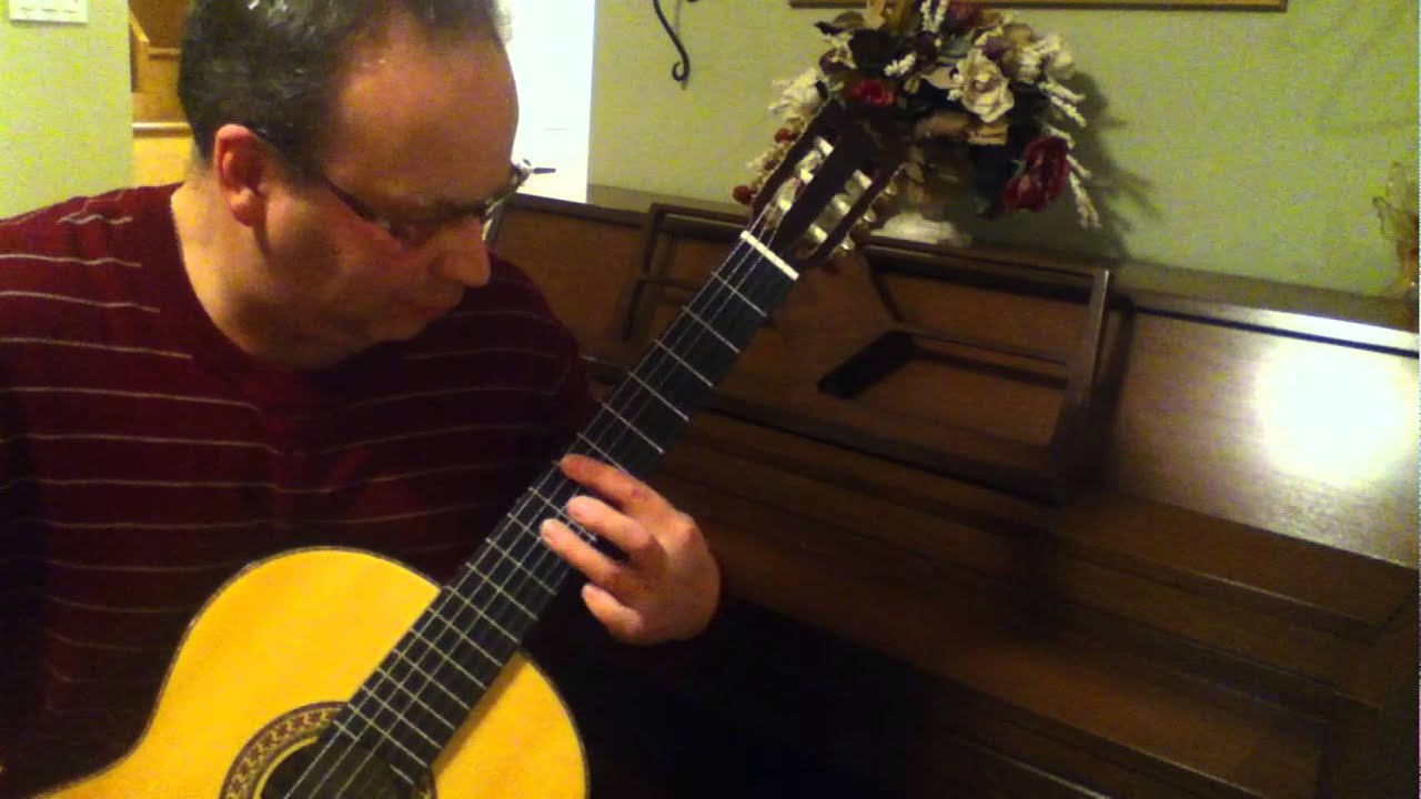 Lagrima (Prelude) - Francisco Tarrega Classical Guitar Solo Fingerstyle ...