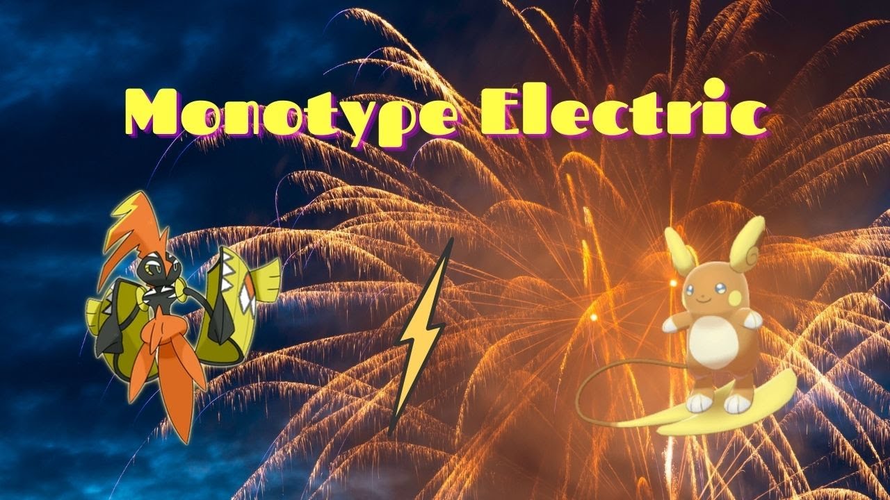 The Best Monotype Electric Team Ever (I beat a ground team with my ...