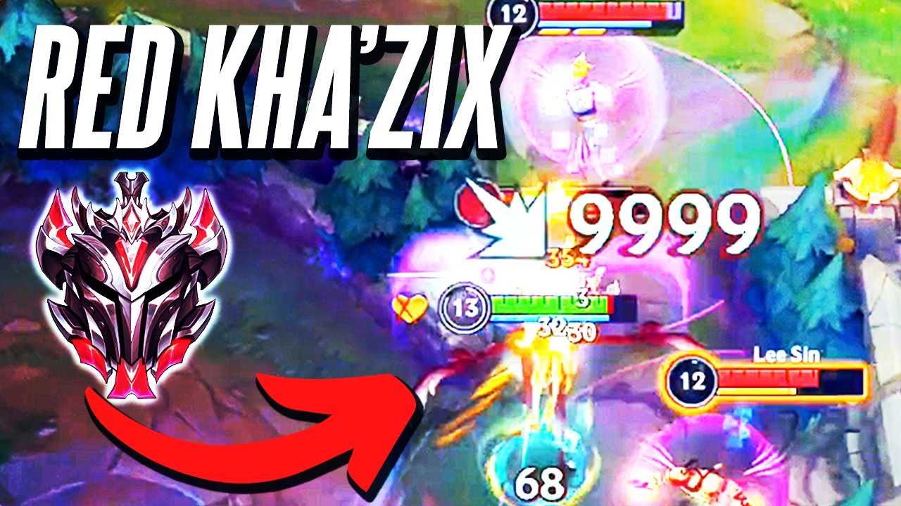 SNEAKY RED KHA'ZIX: Stealth Tactics in Wild Rift with COMMENTARY 🚀🔥 ...