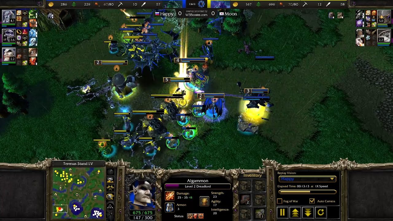Warcraft III Ancient of Wonders Cup 2023 Nov30 Moon(N) V Happy(U) Game ...