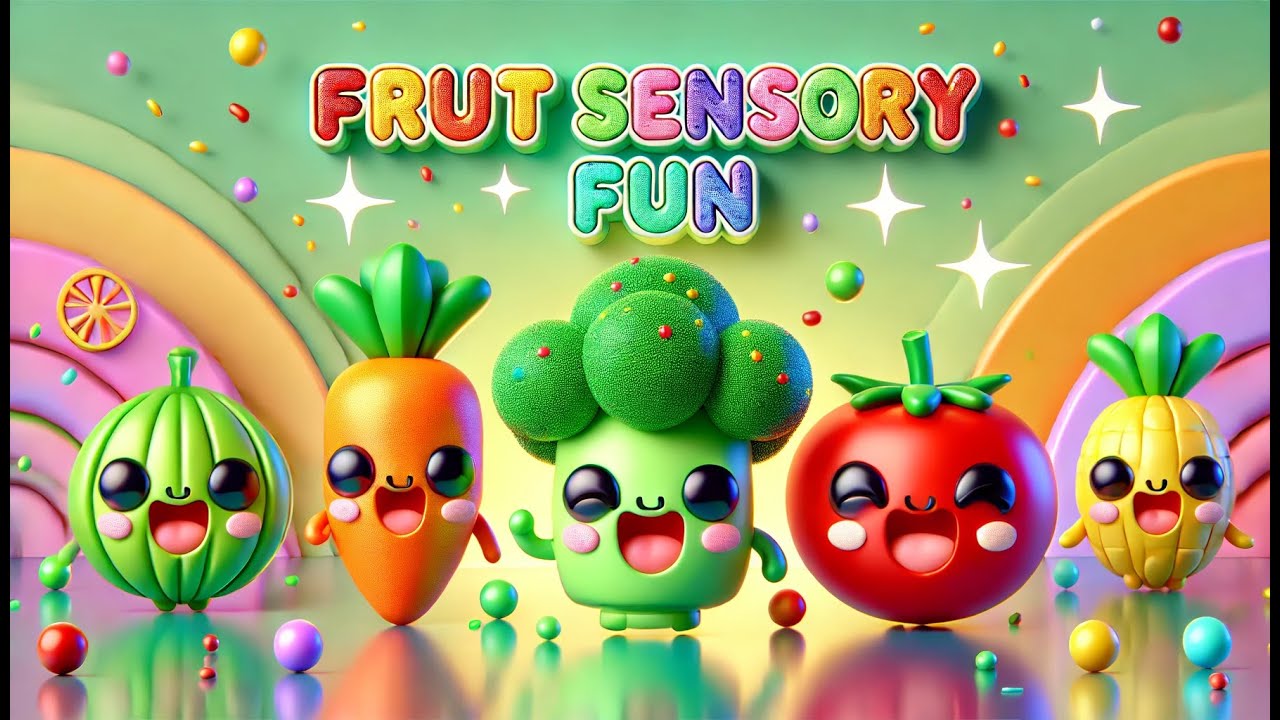 Fruit Sensory Fun: A Fun Exploration of Fruit Flavors🥞 - YouTube