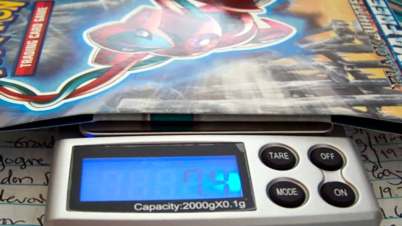 How to Weight Pokemon Blister Pack Tutorial - YouTube