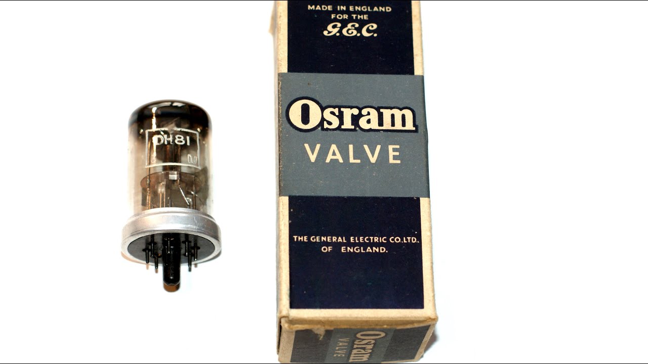 Unboxing A Osram DH81 Double Diode Triode Vacuum Tube # ...