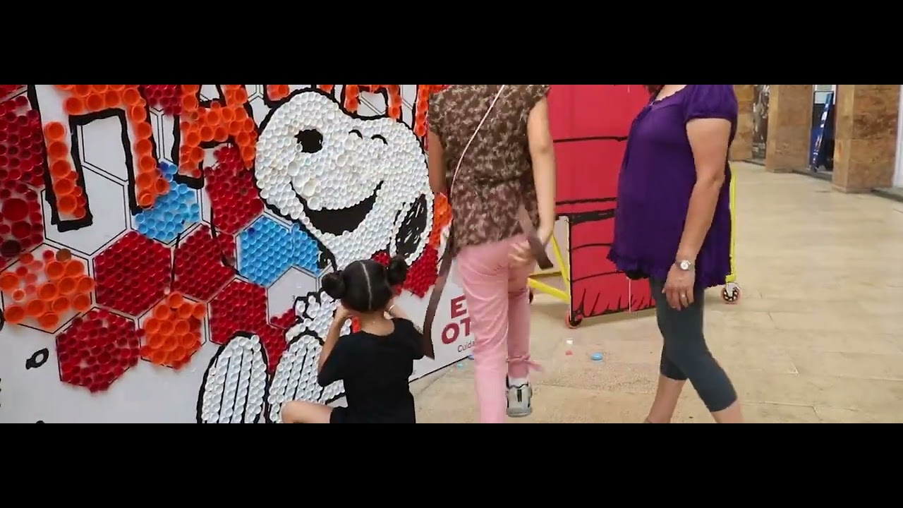 El mural de Snoopy Take care with Peanuts, llega a #ForumBuenavista ...