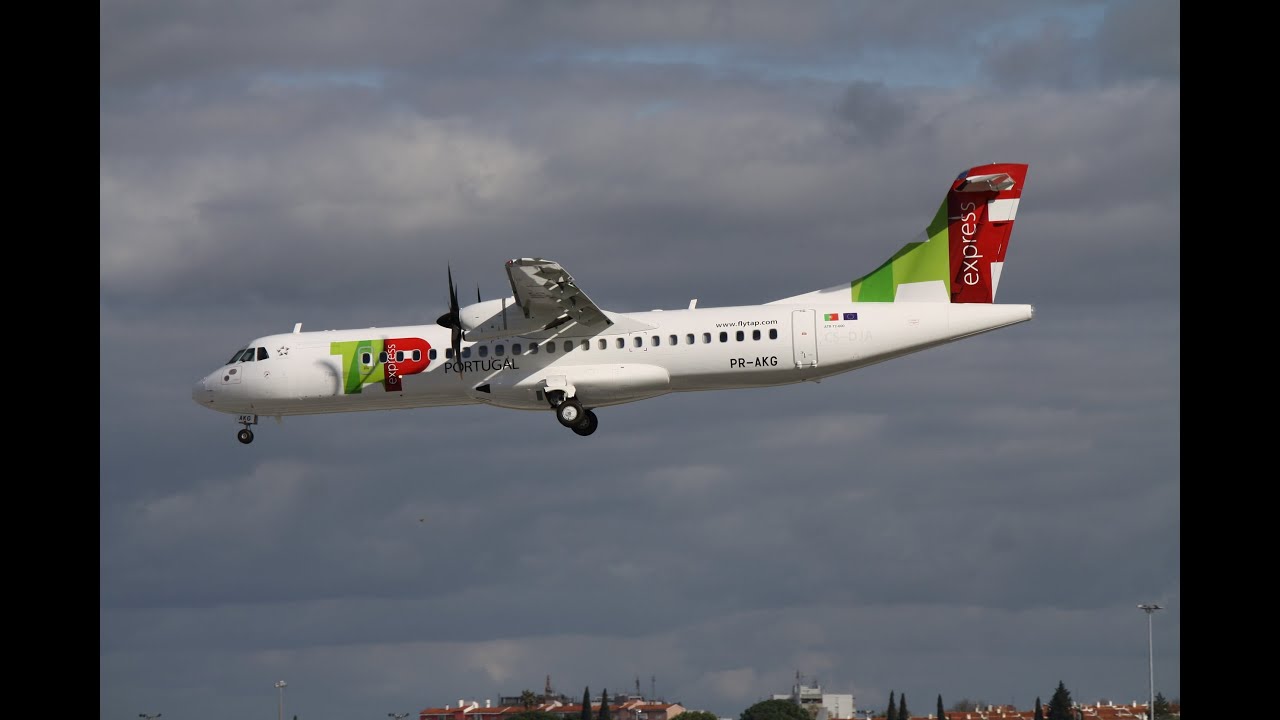 1st TAP EXPRESS in Lisbon! (ATR 72-600) - YouTube