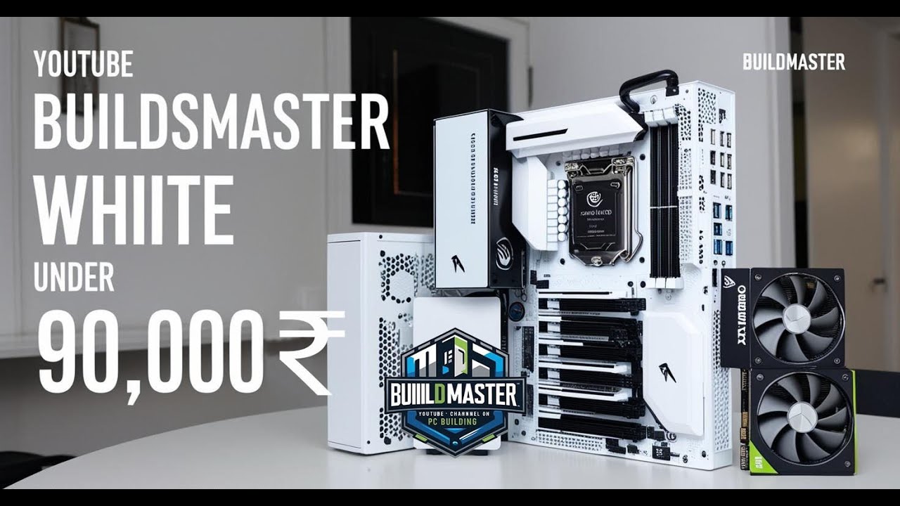 ₹90,000 Full All white Gaming PC Build – Best Budget Setup 2025! with ...