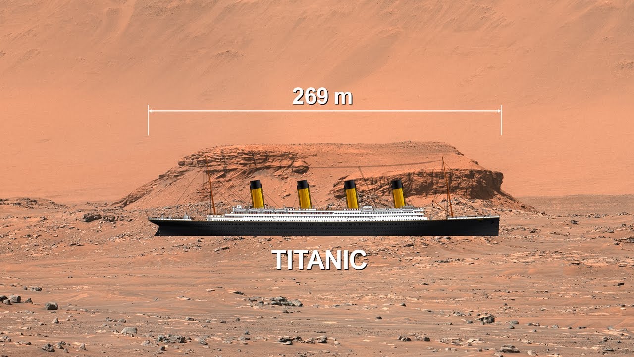 NASA Mars Rover Perseverance espectacular panorama de Marte con escala ...