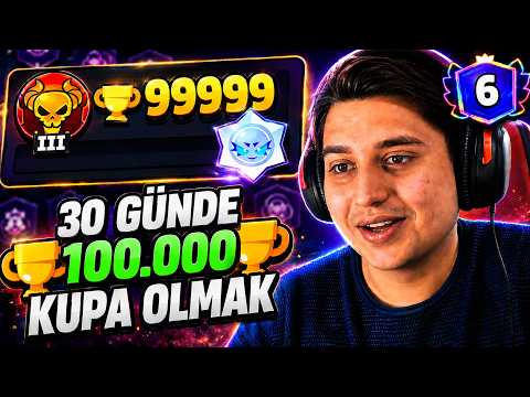 BUGÜN 60.000 KUPA OLUYORUM! 😎 Brawl Stars (30 Günde 100.000 Kupa Olmak)
