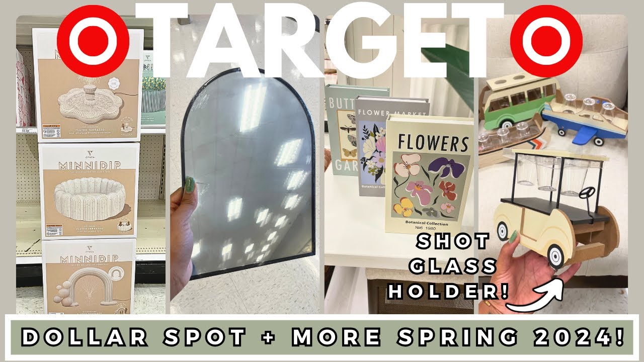 *HUGE* TARGET DOLLAR SPOT | SPRING 2024 SHOP WITH ME | HOME DECOR MUST ...