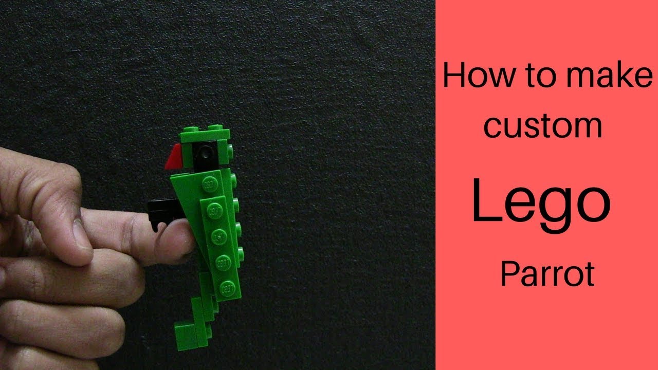 How to make custom LEGO Parrot - YouTube