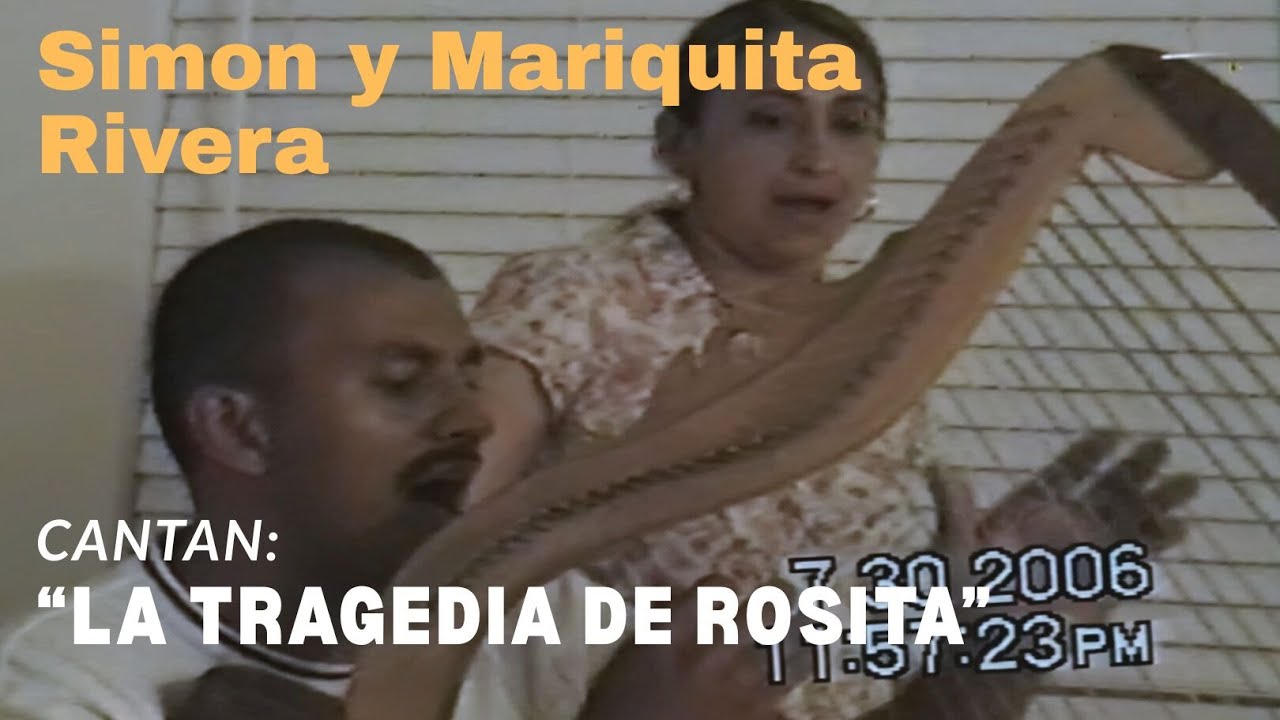 Mariquita y Simon Rivera cantan "la tragedia de Rosita" - YouTube