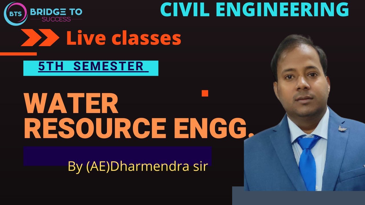 5th Sem | Water Resource Engg. | Introduction| Secure Your Future ...