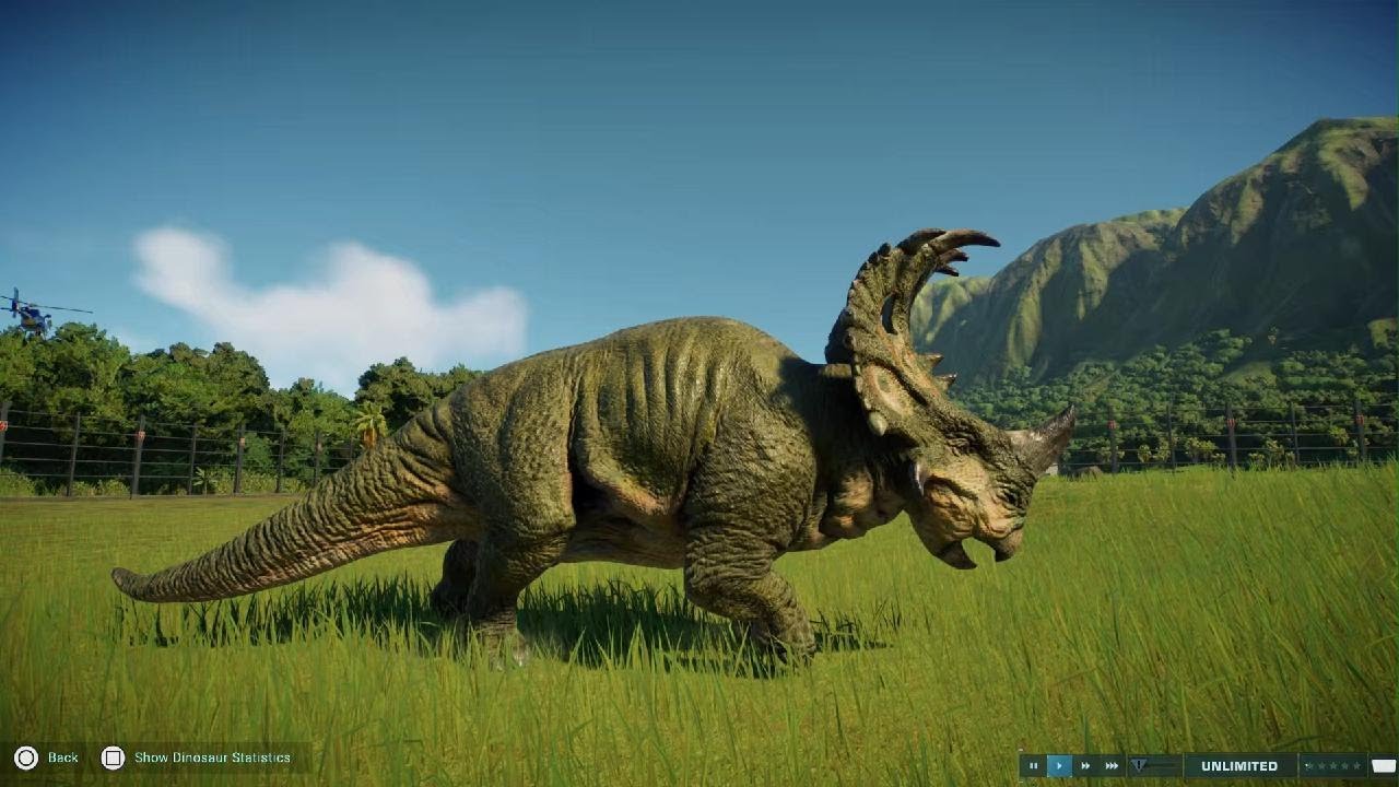 Jurassic World Evolution 2 Sinoceratops Youtube