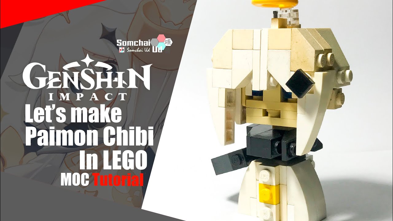 LEGO Genshin Impact Paimon Chibi! MOC Tutorial | Somchai Ud - YouTube