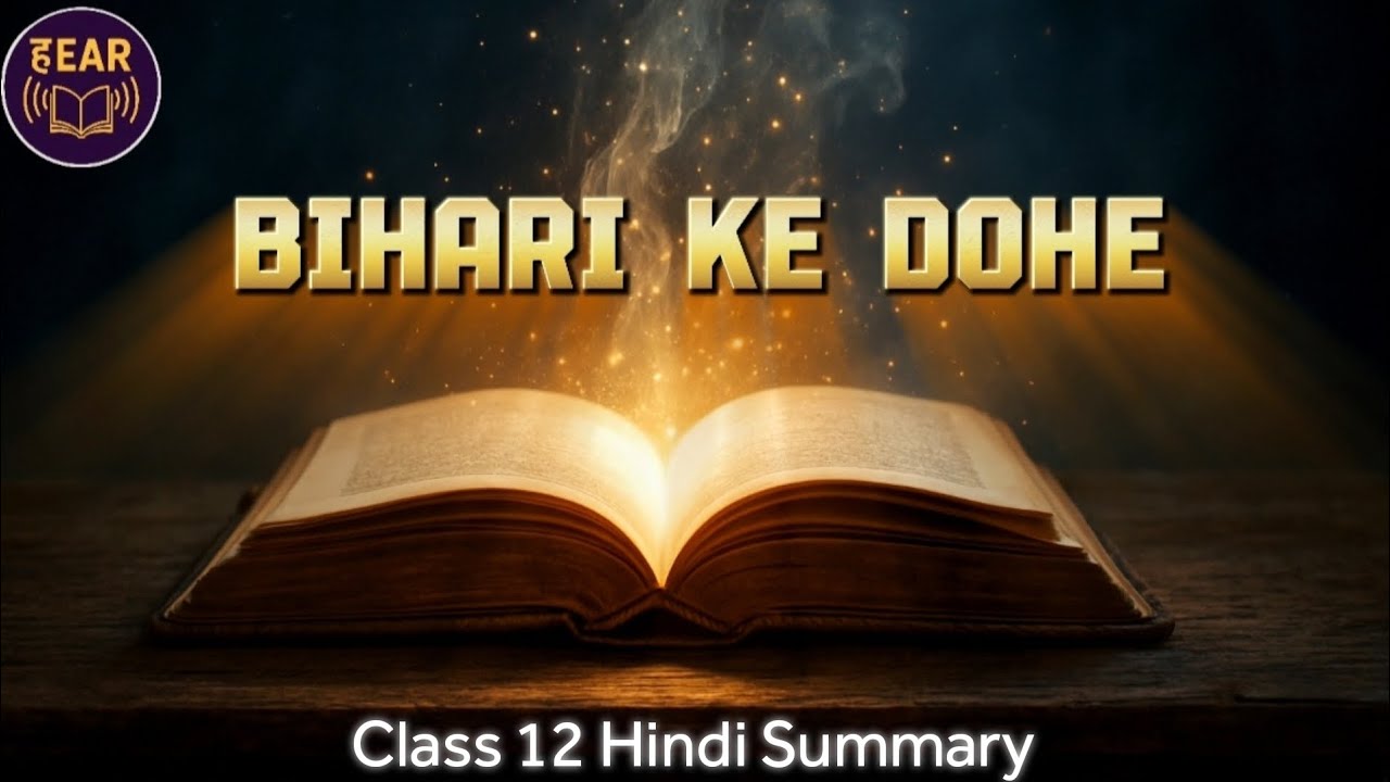 Bihari ke dohe | Hindi | Class 12 | animated summary #HEAR # ...