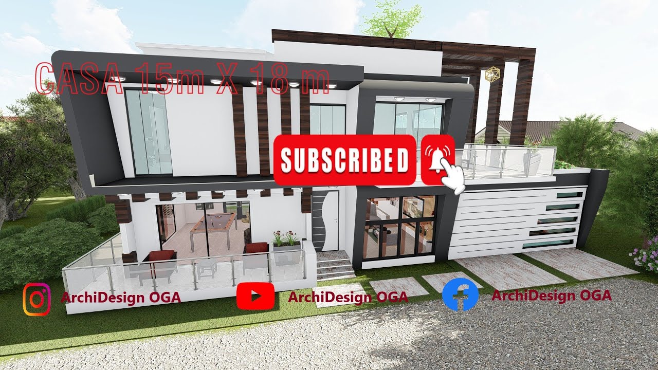 VIDEO PLAN KAY 15 x 18 m / House 15 x 18 m - YouTube